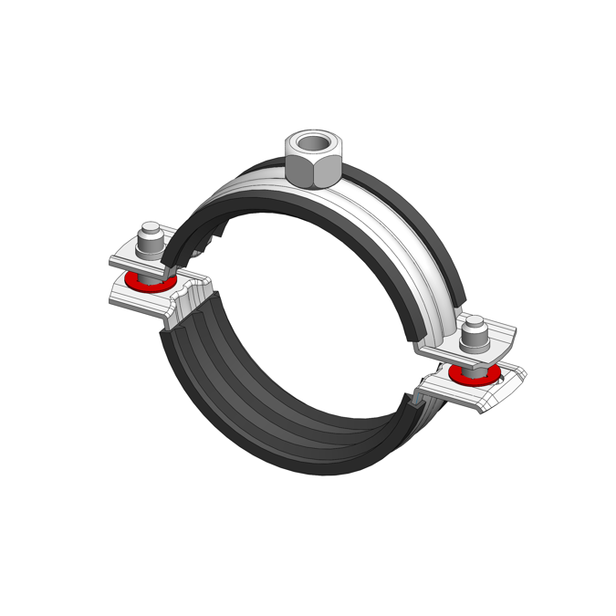 BIM objects - Free download! DN5 Split Clamp with or without Sliding ...