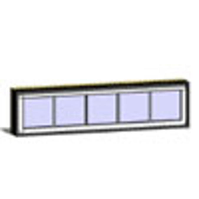 BIM objects - Free download! Transom Unit for Double Architect Series ...