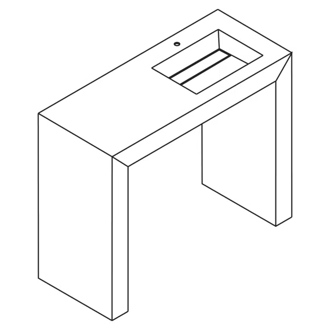 BIM objects - Free download! Wonder WD140 - WD140S - WD140D Console ...