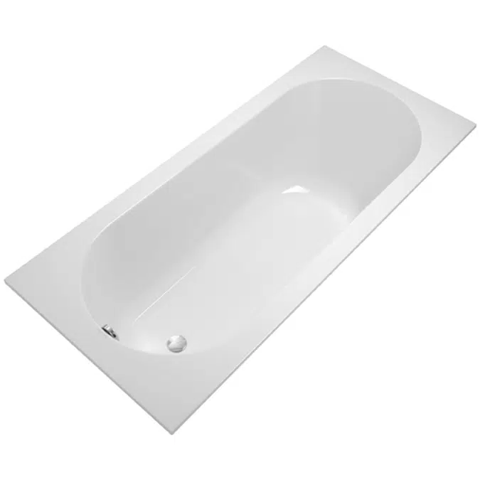 BIM objects - Free download! Oberon Rectangular bath | BIMobject