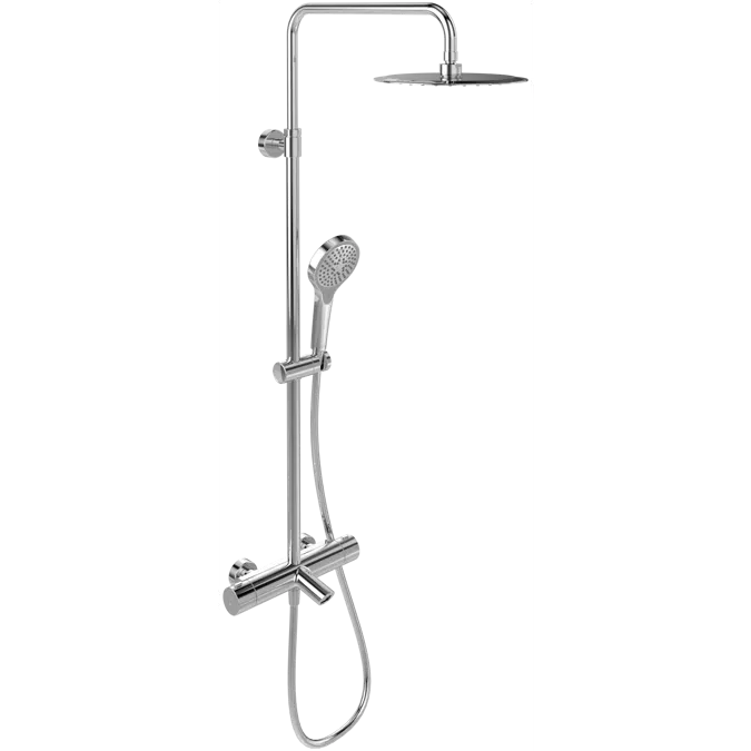 BIM objects - Free download! Embrace PLUS Shower system with three ...