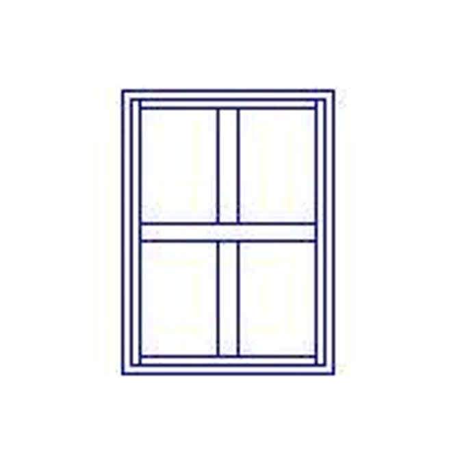 BIM object - ดาวน์โหลดฟรี! Series 3475 Thermal Fixed Window, 3-1/4 ...