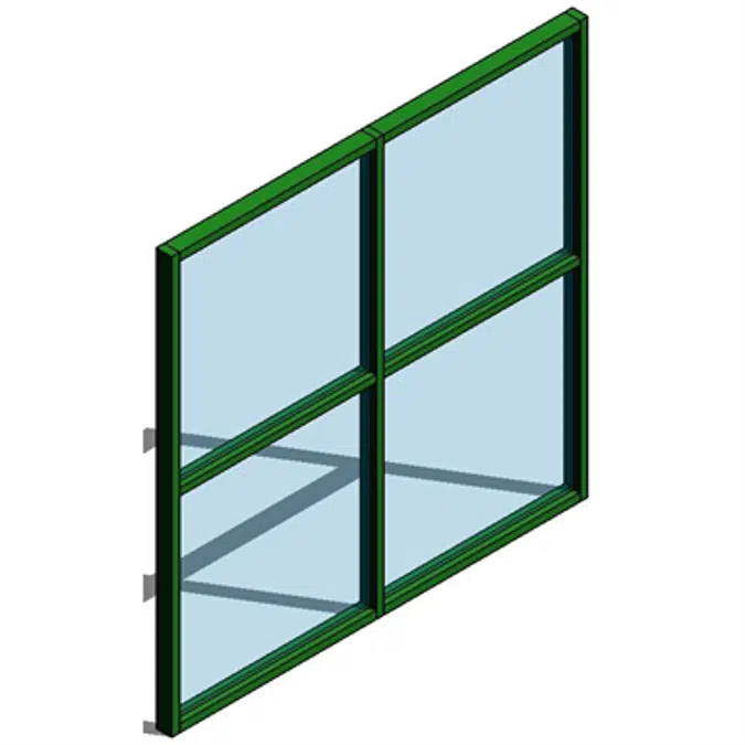 BIM objects - Free download! Storefront - Framing S402 | BIMobject