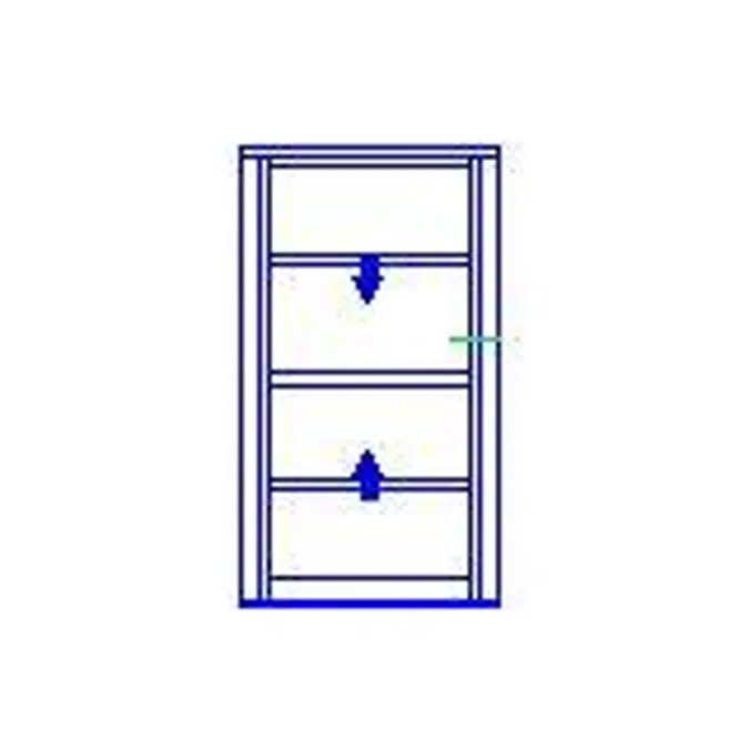 BIM objects - Free download! Series 676HP High Performance Double-Hung ...