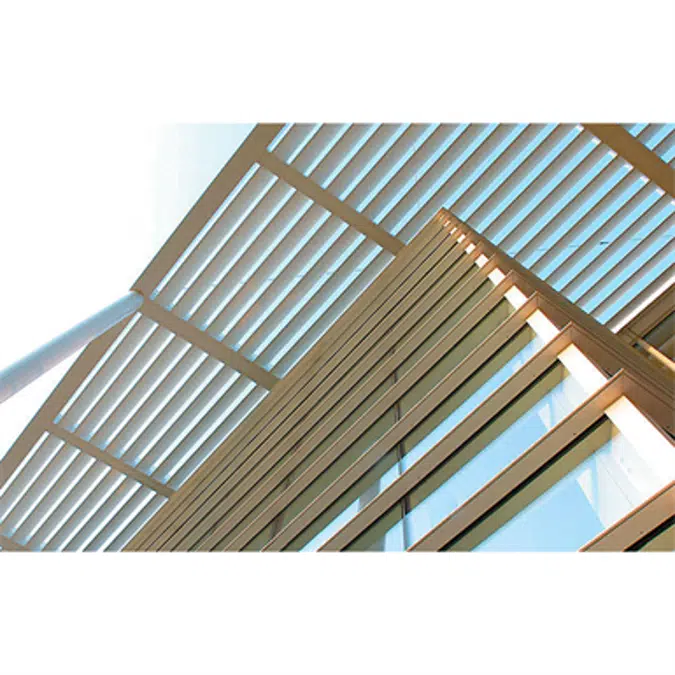 BIM objects - Free download! E-Shade™ Sunshades 20" Tapered Detail for ...