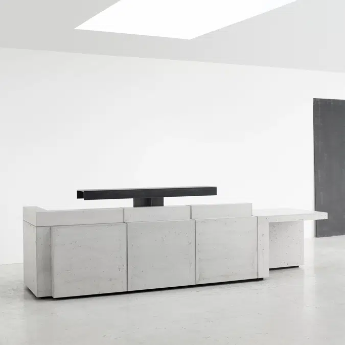 BIM objects - Free download! Volume Desk Configuration 4 | BIMobject