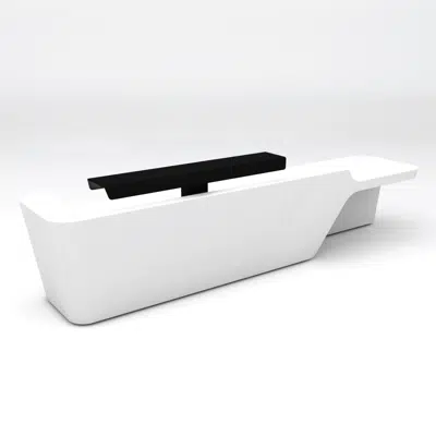 BIM objects - Free download! reception desk | BIMobject