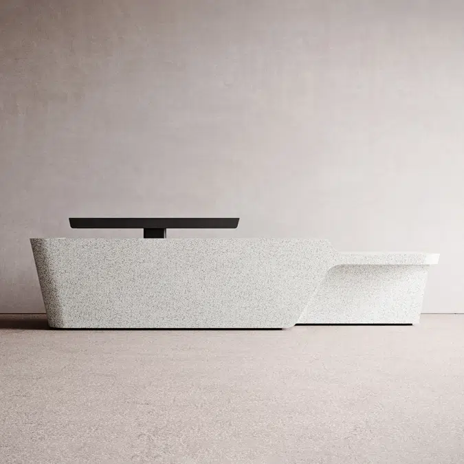 BIM objects - Free download! Mono Desk Configuration 2 | BIMobject