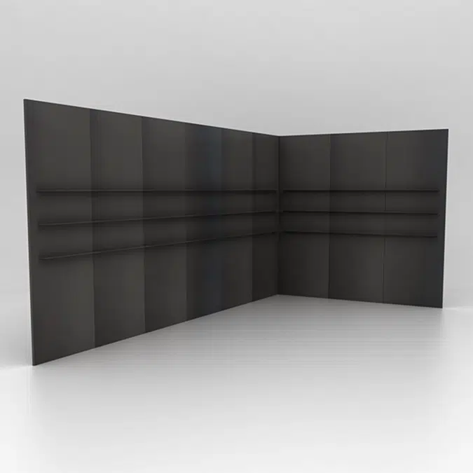 BIM objects - Free download! Metal Wall Panels Configuration 9 | BIMobject