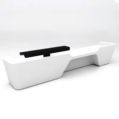 BIM objects - Free download! reception desk | BIMobject