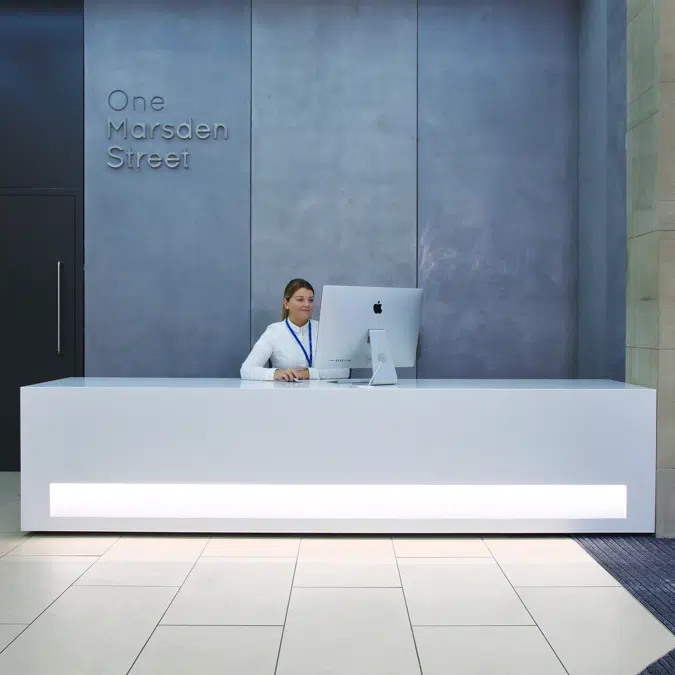 BIM objects - Free download! Blok Desk Configuration 3 | BIMobject