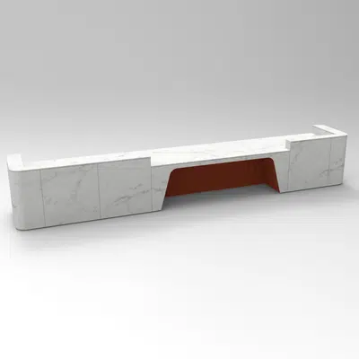 BIM objects - Free download! reception desk | BIMobject