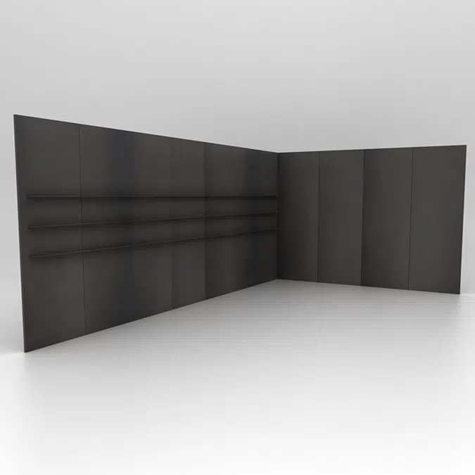 BIM objects - Free download! Metal Wall Panels Configuration 10 | BIMobject