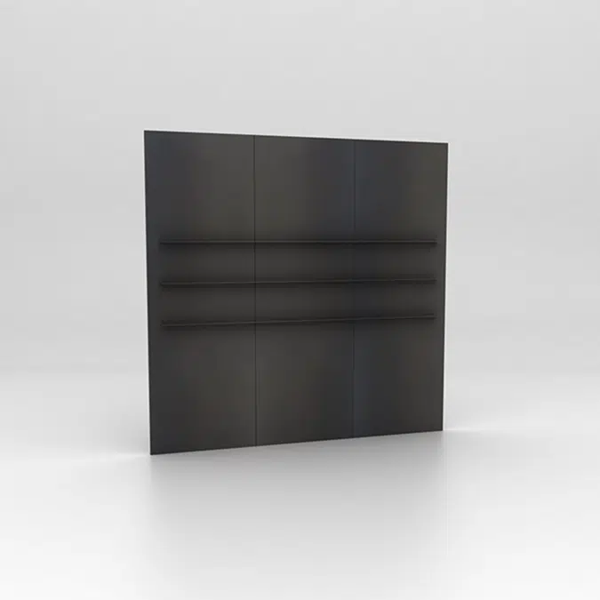BIM objects - Free download! Metal Wall Panels Configuration 3 | BIMobject