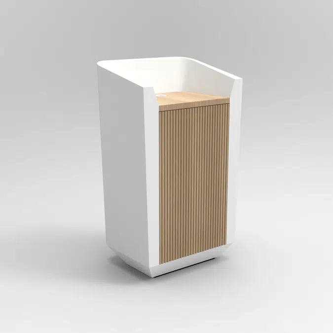 BIM objects - Free download! Umi Lectern Configuration 5 | BIMobject