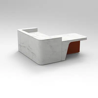 BIM objects - Free download! reception desk | BIMobject