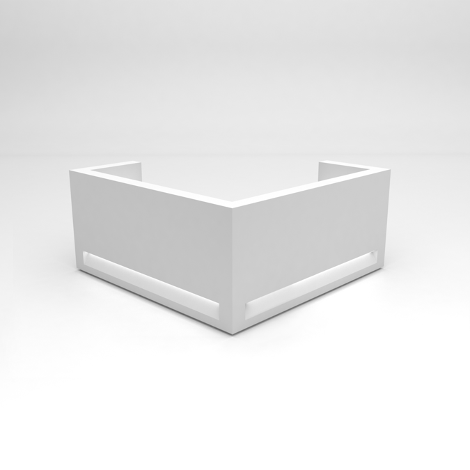 BIM objects - Free download! Blok Desk Configuration 8 | BIMobject