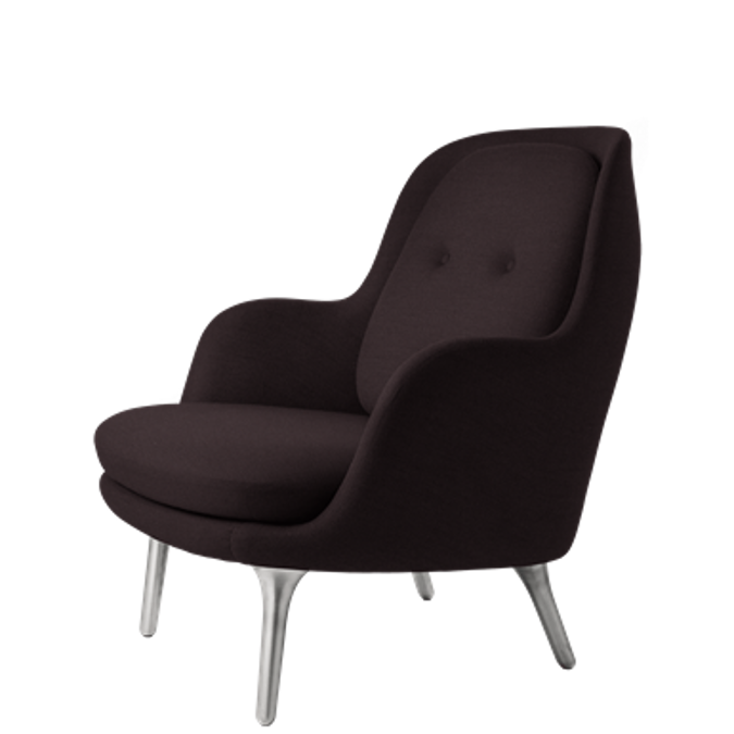 BIM objects - Free download! Fri™ JH4 Lounge Chair | BIMobject