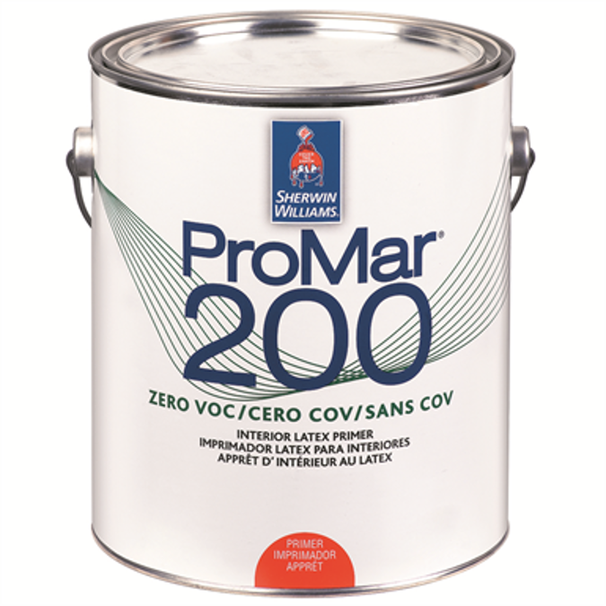BIM objects - Free download! ProMar® 200 Zero VOC Interior Latex Primer ...