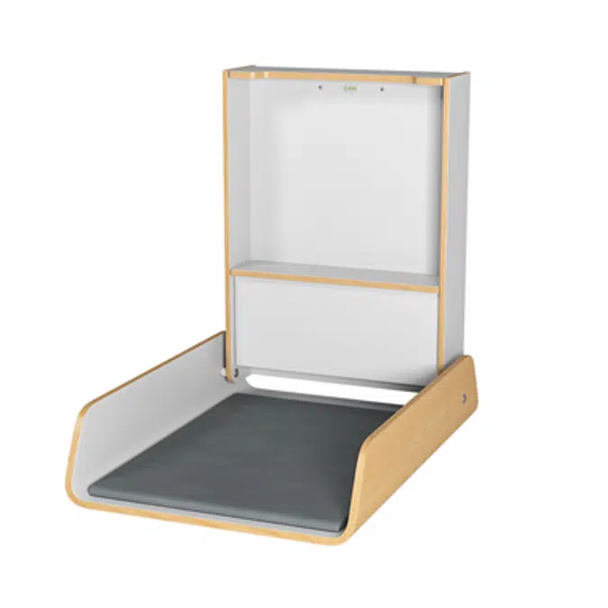 BIM objects - Free download! Changing table Konstant - Wall mounted ...