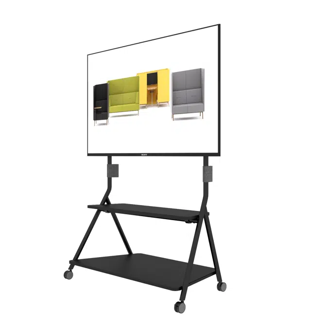 BIM objects - Free download! Rockworth SYNC S51 Mobile TV Stand 46-65 ...