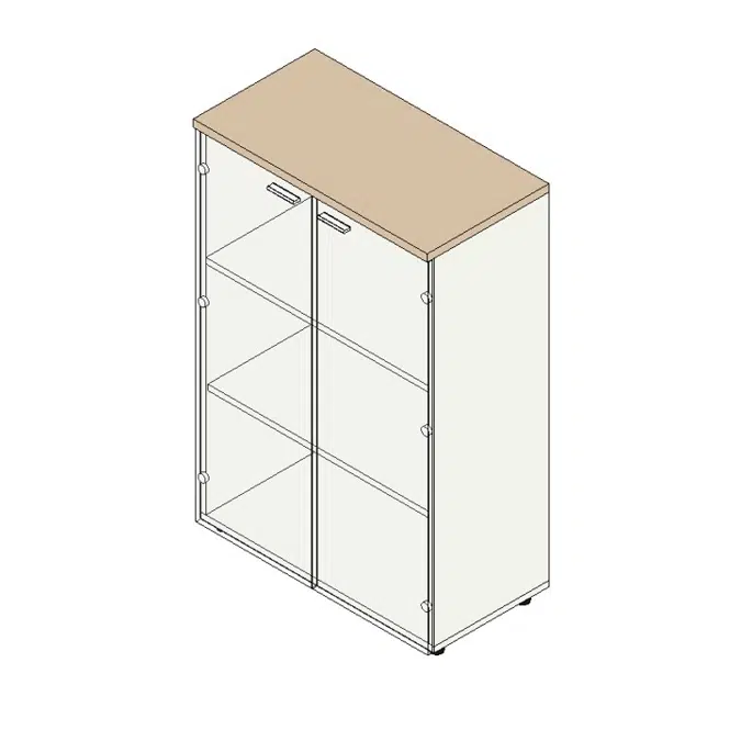 BIM objects - Free download! Rockworth Cabinet Freestanding Cabinet ...