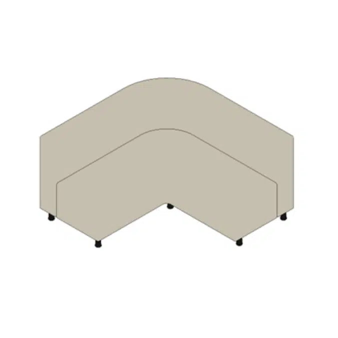 BIM objects - Free download! Rockworth Valo 90 Seat with Back | BIMobject