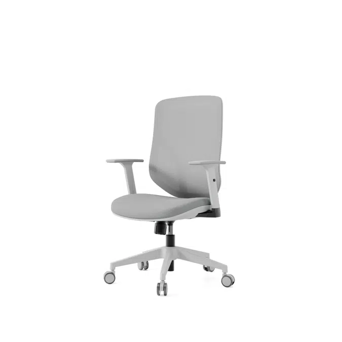 BIM objects - Free download! Rockworth ZORA MIDBACK CHAIR | BIMobject