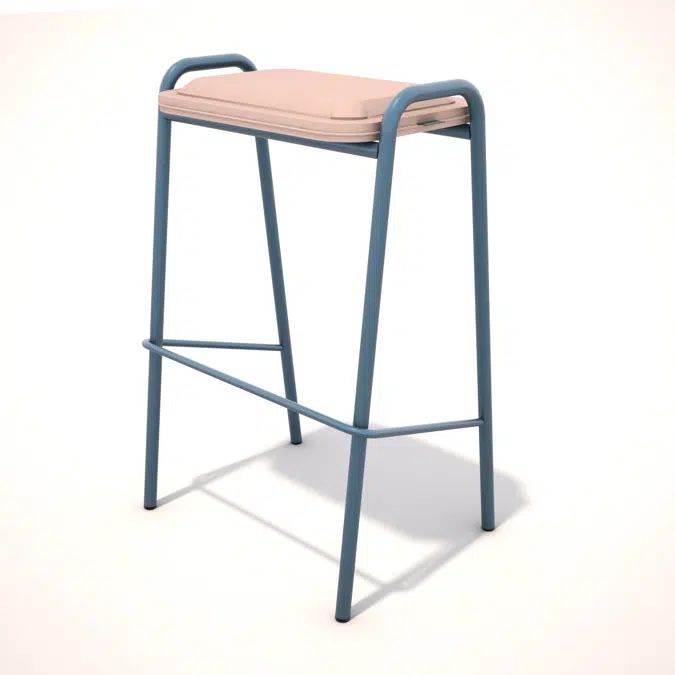BIM objects - Free download! Rockworth SYNC S51 High Workshop Stool ...