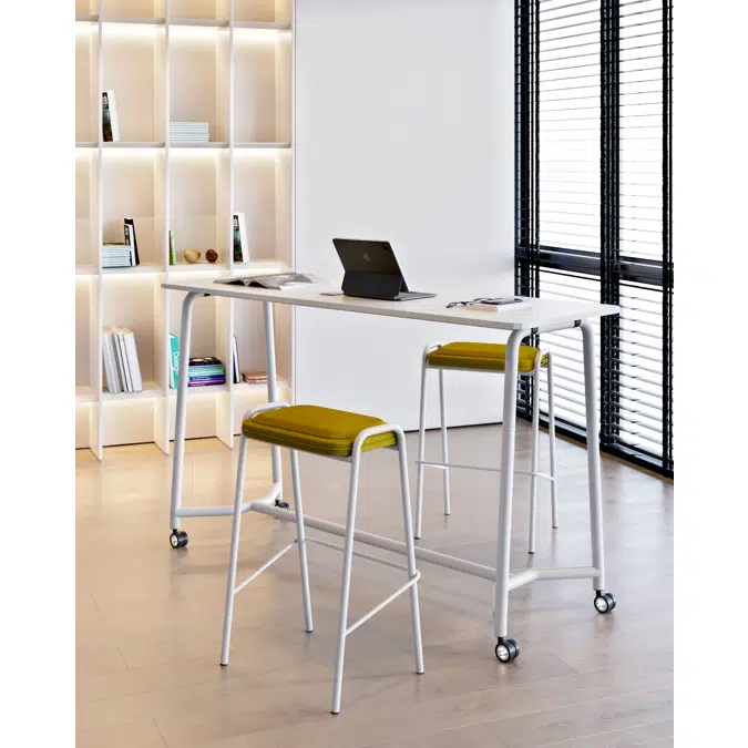 BIM objects - Free download! Rockworth SYNC S51 High Workshop Stool ...