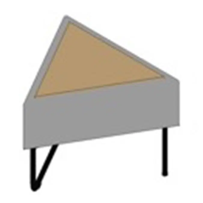 BIM objects - Free download! Rockworth Mira Extension Triangle Table ...