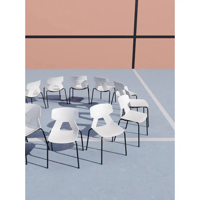 BIM objects - Free download! Rockworth BLISS CHAIR | BIMobject