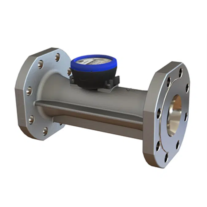 BIM objects - Free download! flowIQ®3100, Q3=63 m³/h, DN80x300 mm, Q3 ...