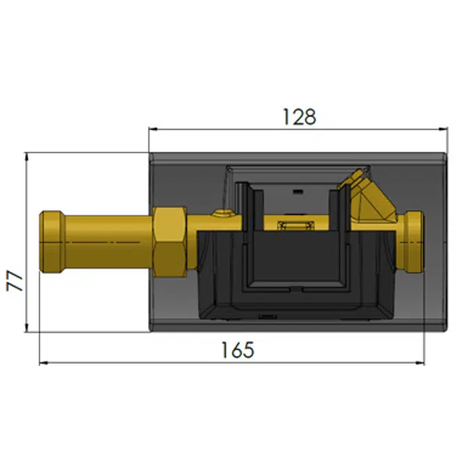 Objetos BIM - ¡Descarga gratis! MULTICAL® 302, qp 1.5 m³/h, G¾B (R½) x ...