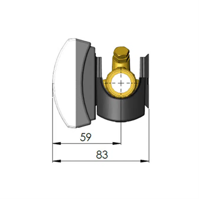Objetos BIM - ¡Descarga gratis! MULTICAL® 302, qp 1.5 m³/h, G¾B (R½) x ...