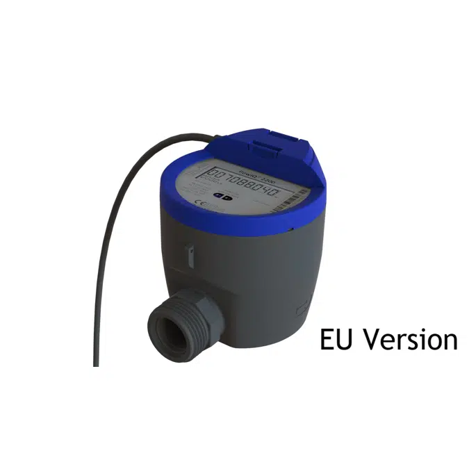 BIM objects - Free download! Water meter, flowIQ®2200 – KWM2230, G1B ...