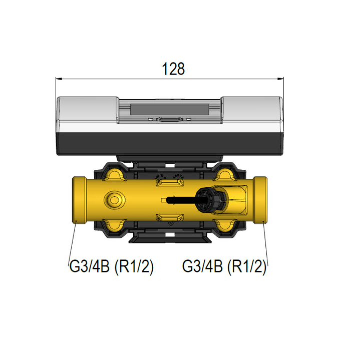 BIM objects - Free download! MULTICAL® 303 Heat/Cooling meter - qp 1.5 ...