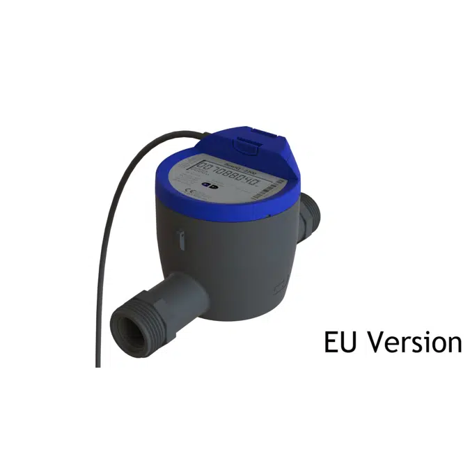 Objetos BIM - ¡Descarga gratis! Water meter, flowIQ®2200 – KWM2230, G1B ...