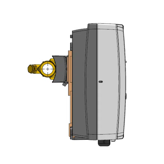 Objetos BIM - ¡Descarga gratis! Kamstrup Bracket for Compact mounting ...