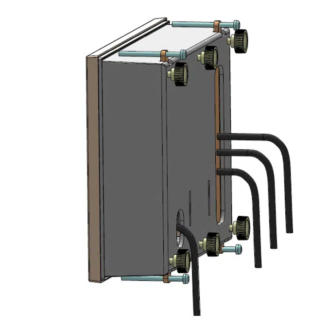 Objetos BIM - ¡Descarga gratis! Kamstrup Panel Bracket for MULTICAL ...