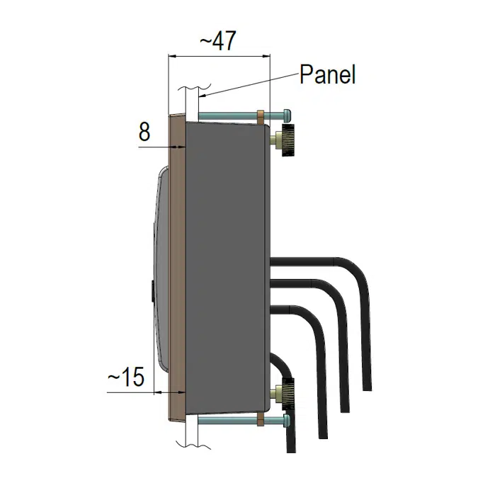 Objetos BIM - ¡Descarga gratis! Kamstrup Panel Bracket for MULTICAL ...