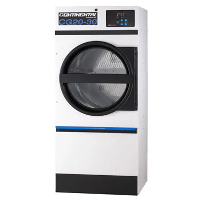 BIM objects - Free download! CG20-30 Pro-Series II Commercial Dryer for ...