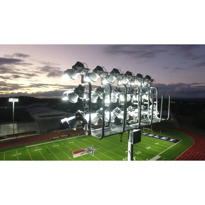 BIM objects - Free download! Field LED 900 - MONO LED Sports Lighting ...