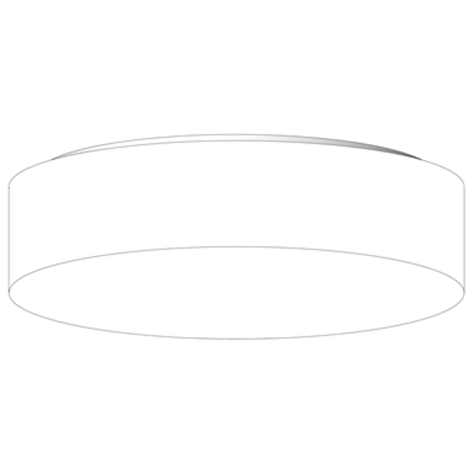 BIM objects - Free download! Light Ceiling Mounted Circular | BIMobject