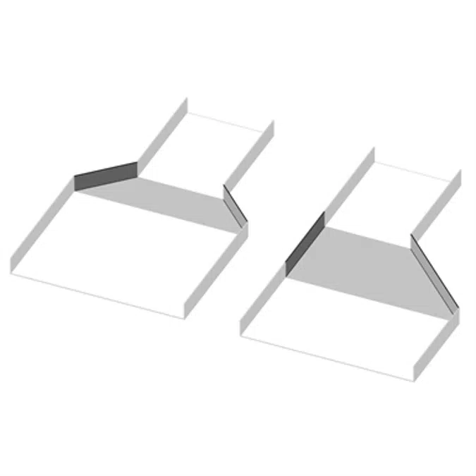 Objetos BIM - ¡Descarga gratis! Mesh Tray System - Reducer (curved ...