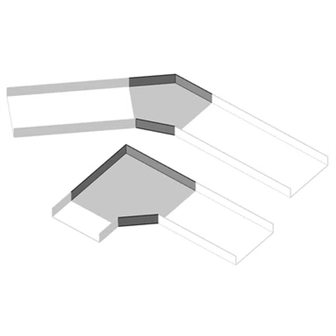 BIM objects - Free download! Mesh Tray System - Bend (sharp) | BIMobject