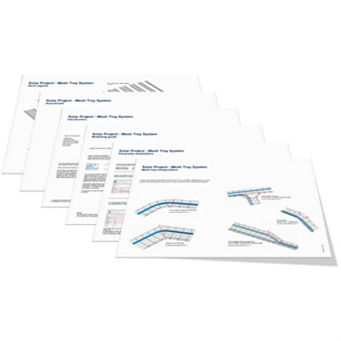 BIM objects - Free download! Mesh Tray System - Modelling Guide | BIMobject