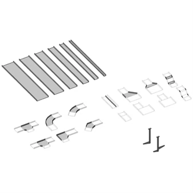BIM objects - Free download! Mesh Tray System - Bracket | BIMobject