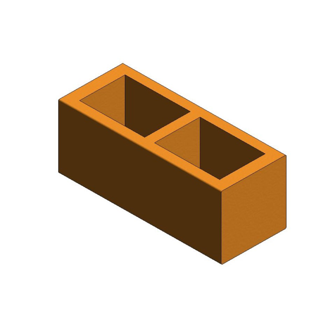 BIM objects - Free download! C-BRICK Ceramic Brick 2-Roo | BIMobject