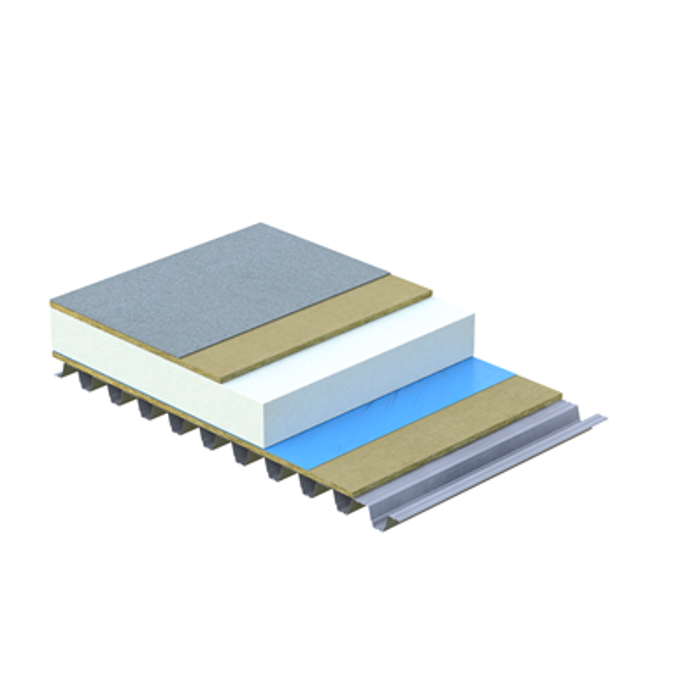 BIM objects - Free download! Bitumen 1 Layer with EPS and Mineral Wool ...